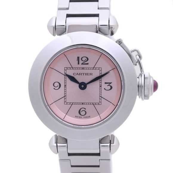 Cartier | Accessories | Cartier Miss Pasha W34008 Stainless Steel ...
